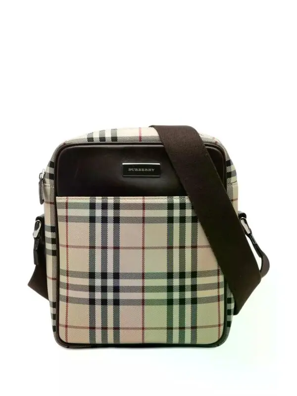 Burberry House Check Canvas Crossbody Bag