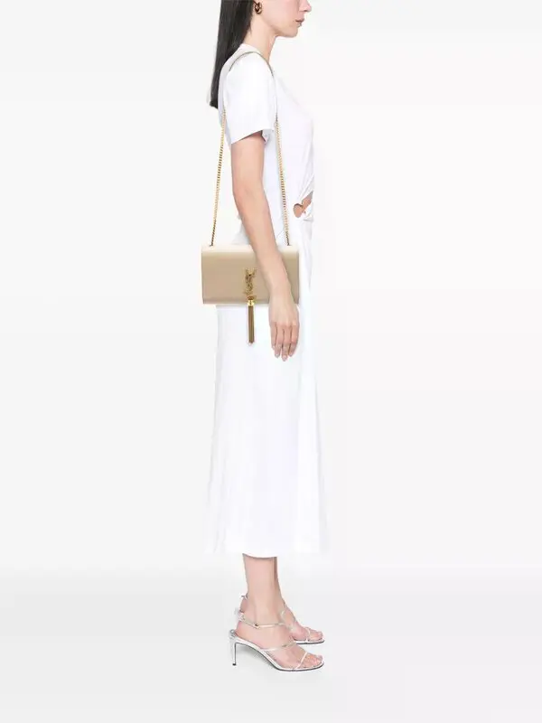 Saint Laurent Medium Classic Monogram Kate Tassel Crossbody Bag