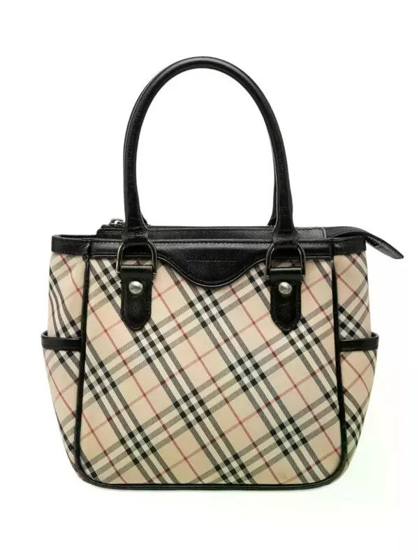 Burberry Nova Check Canvas Handbag