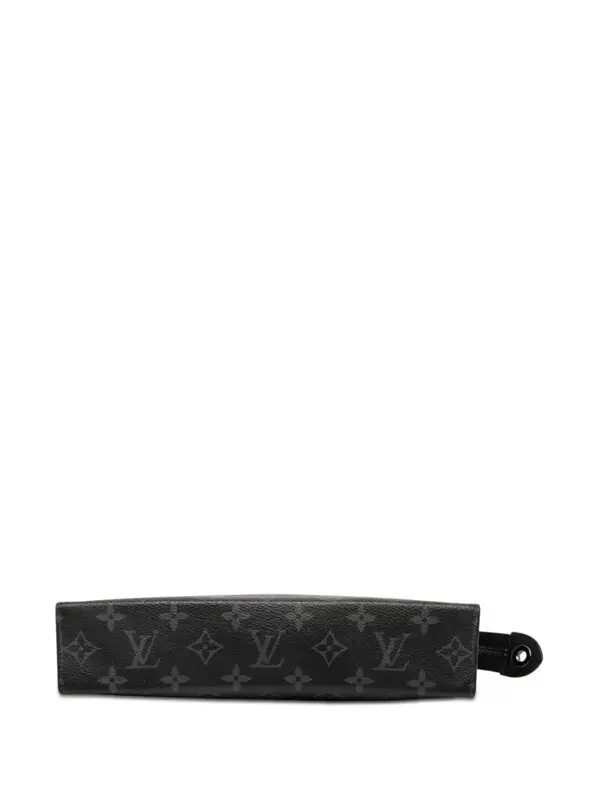 LOUIS VUITTON Monogram Eclipse Pochette Voyage Mm Clutch Bag