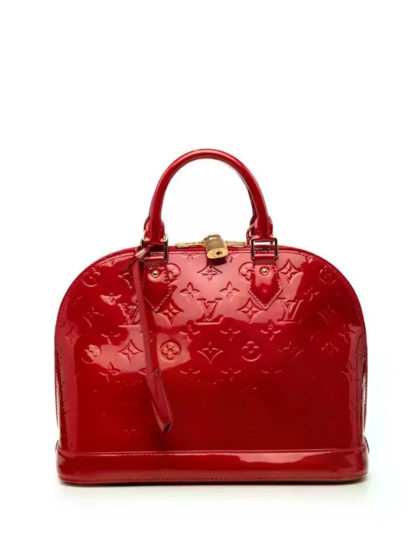 LOUIS VUITTON Monogram Vernis Alma Pm Handbag
