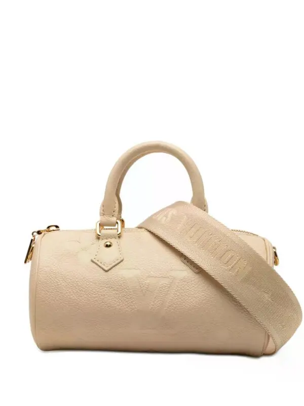 LOUIS VUITTON Monogram Empreinte Giant Papillon Bb Satchel