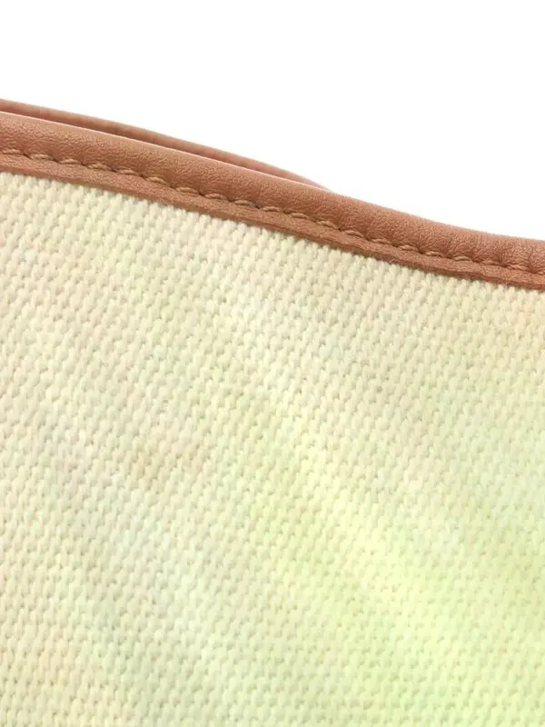 Loewe Canvas And Leather Anagram Hobo Shoulder Bag