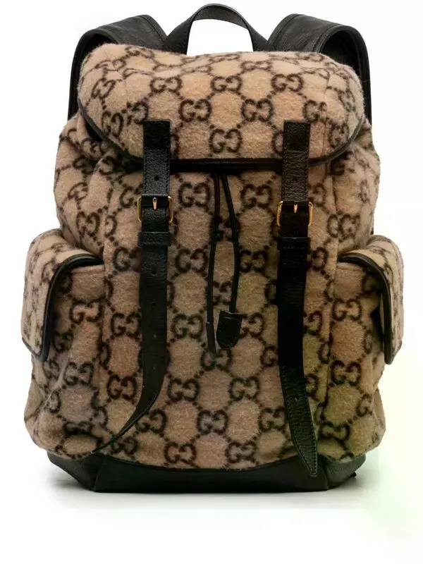 Gucci Gg Wool Backpack