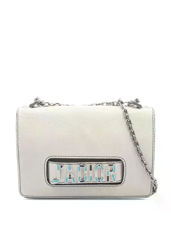 Dior Leather Mosaic Jadior Shoulder Bag - Neutrals