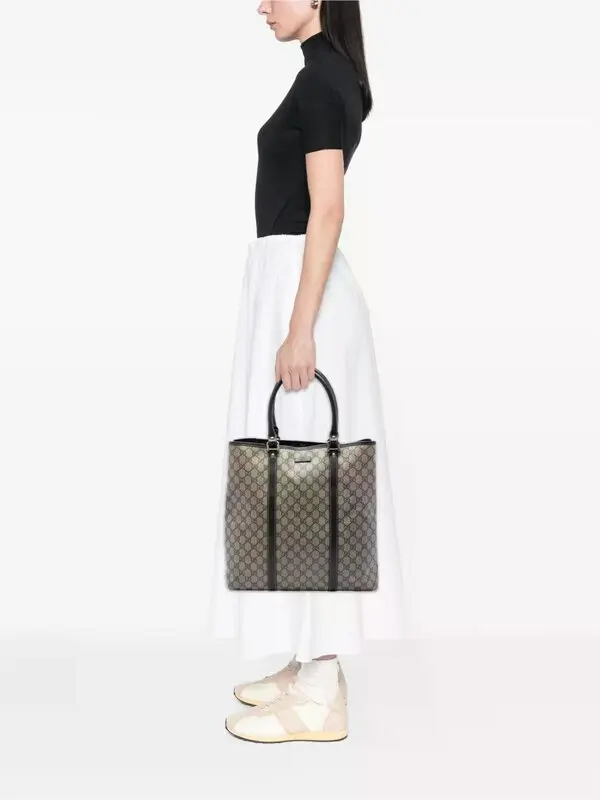 Gucci Gg Supreme Canvas Vertical Tote Bag