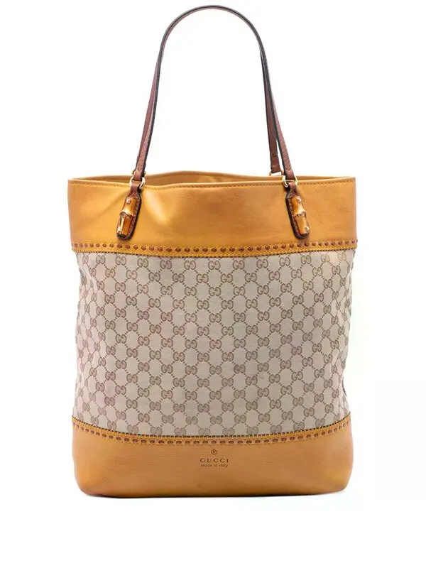 Gucci Gg Canvas Large Tote Bag - Neutrals
