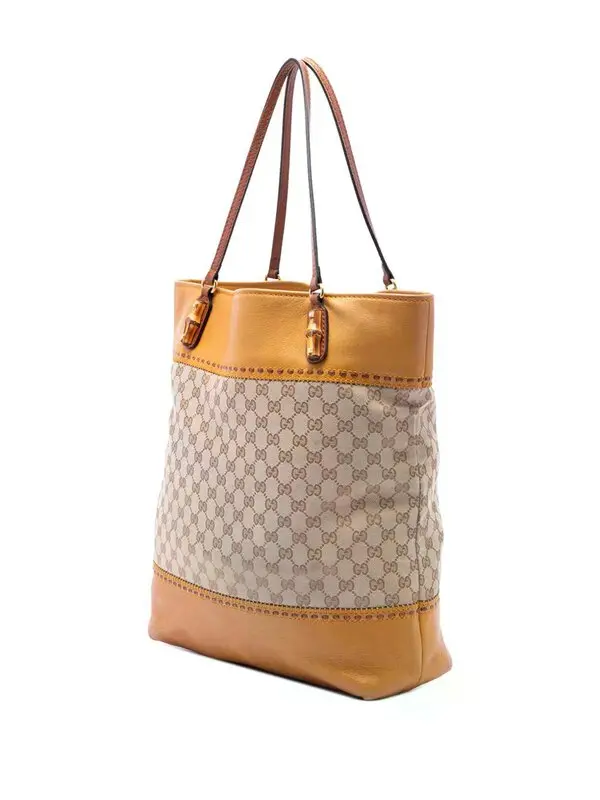 Gucci Gg Canvas Large Tote Bag - Neutrals