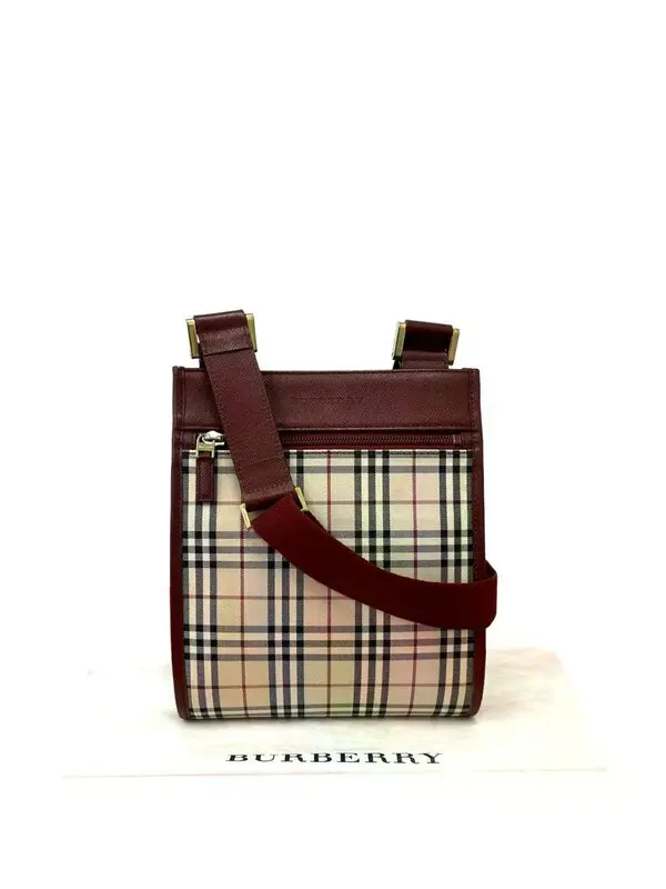 Burberry House Check Canvas Crossbody Bag