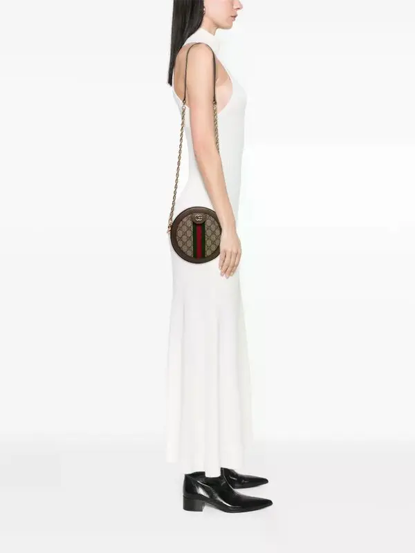 Gucci Ophidia Round Crossbody Bag - Neutrals