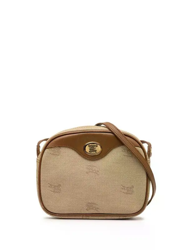 Burberry Coated Canvas Logo Crossbody Bag - Neutrals