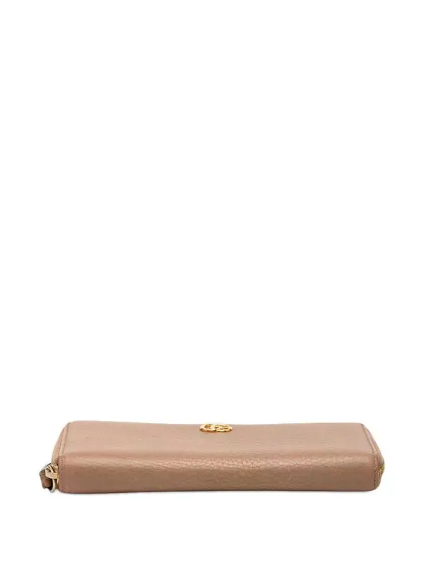 Gucci 2015-2026 Gg Marmont Calfskin Zip Around Wallet Long Wallets