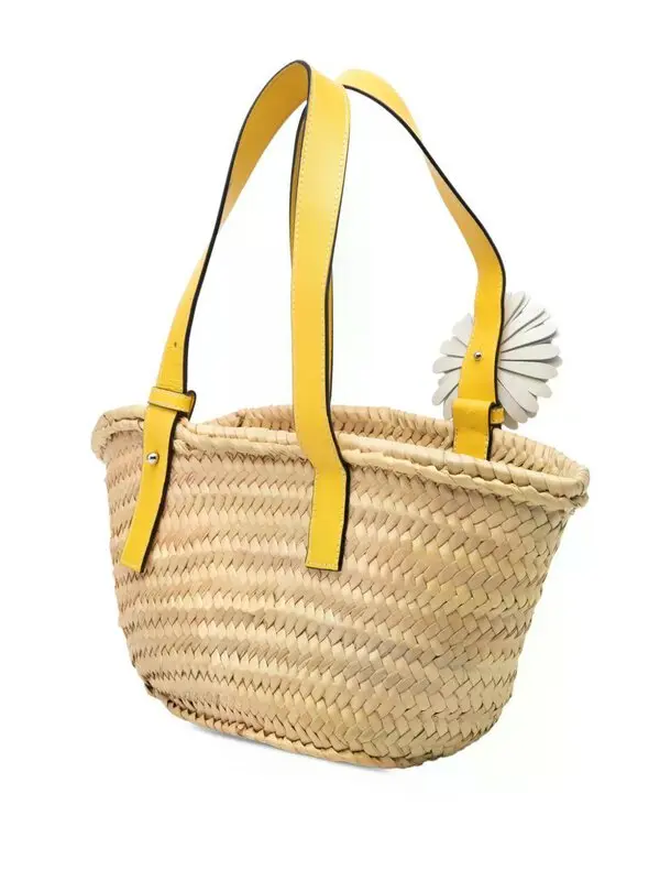 Loewe Small Palm Leaf Basket Tote Bag