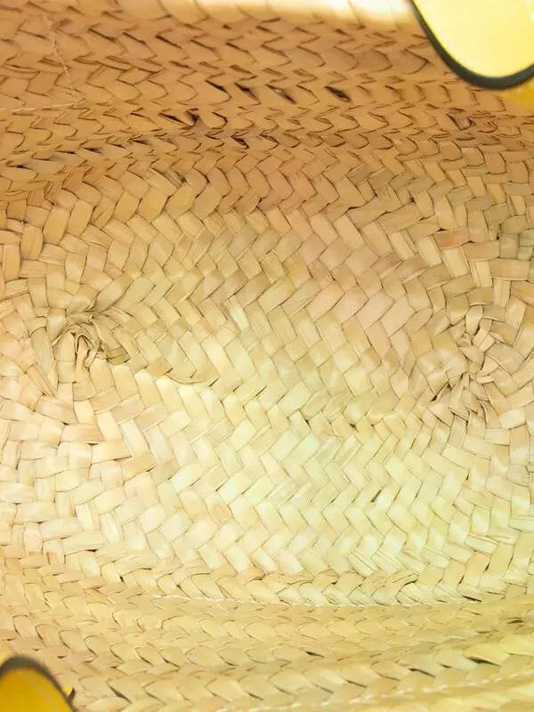 Loewe Small Palm Leaf Basket Tote Bag