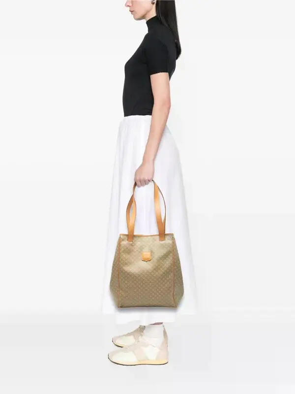 Celine Macadam Coated Canvas Tote Bag