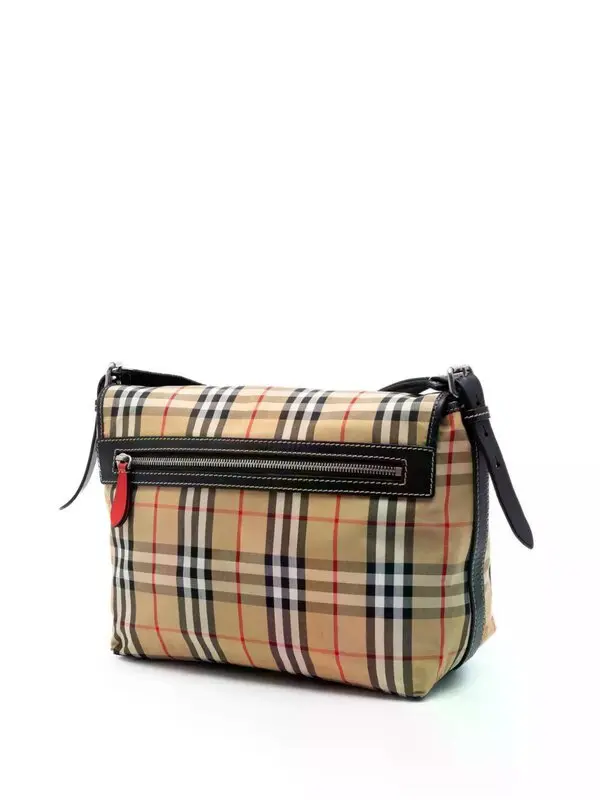 Burberry House Check Canvas Messenger Bag