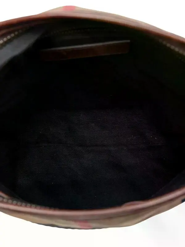Burberry Exploded Check Canvas Crossbody Bag