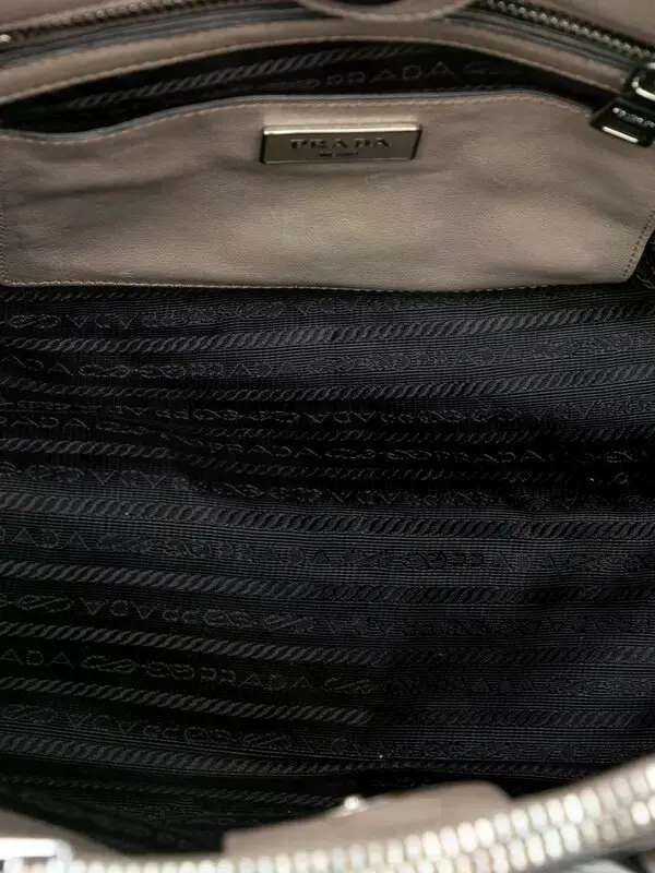 Prada 2010-2026 Small Glace Calf Twin Pocket Satchel