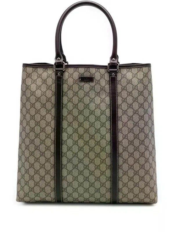 Gucci Gg Supreme Canvas Vertical Tote Bag