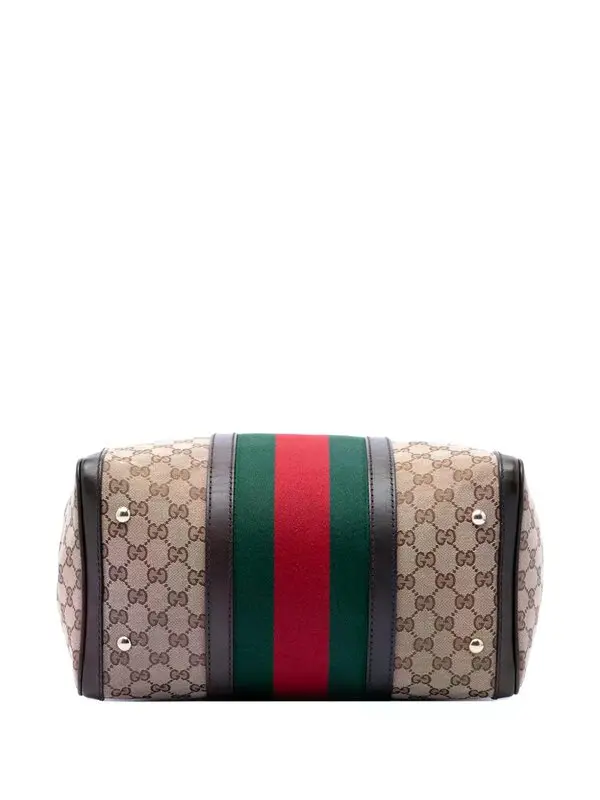 Gucci Gg Canvas Web Joy Boston Bag Satchel