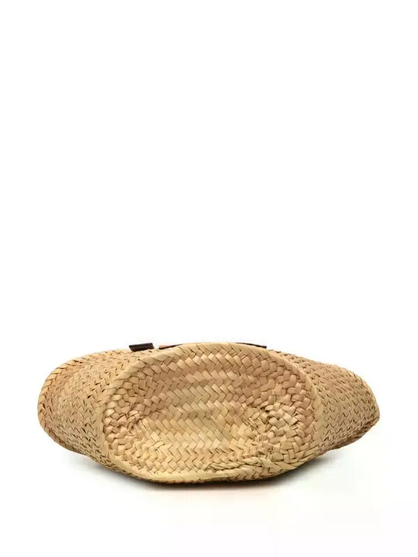 Loewe Small Raffia Basket Tote Bag