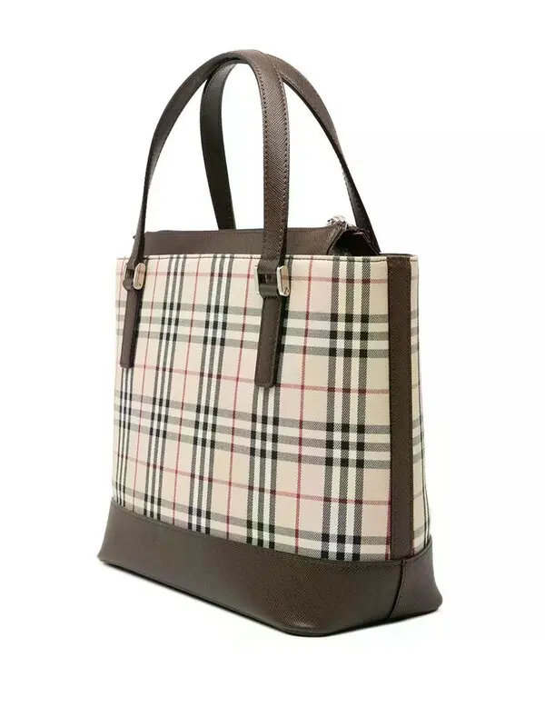 Burberry House Check Canvas Handbag