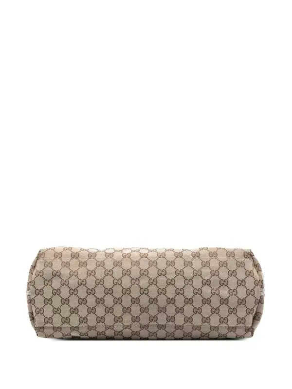 Gucci Gg Canvas Web Tote Bag