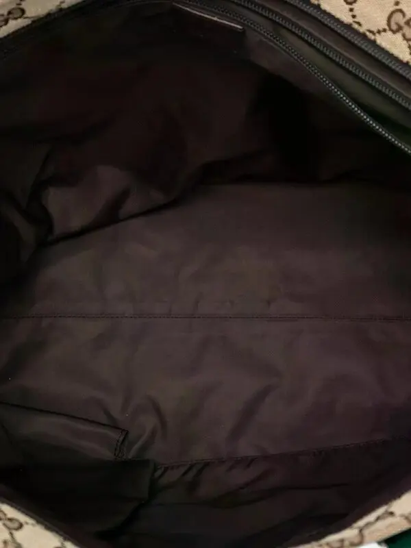 Gucci Gg Canvas Web Tote Bag