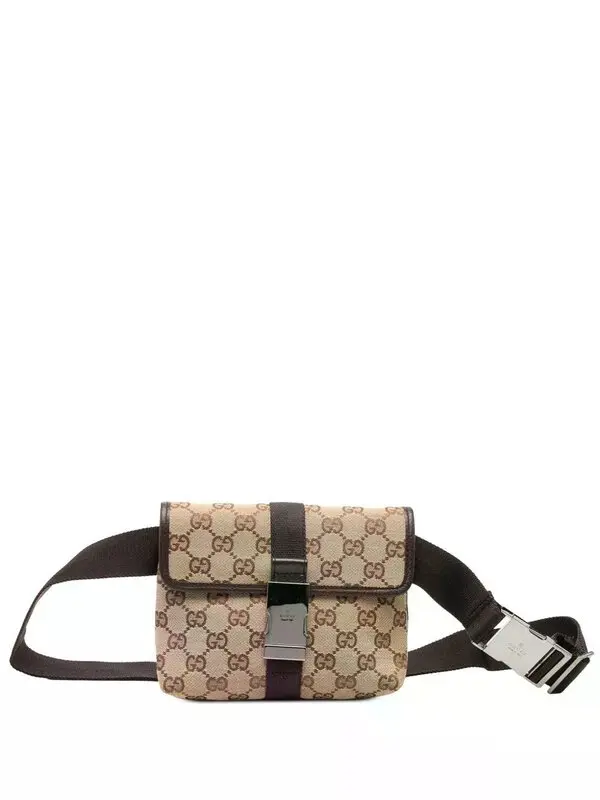 Gucci Gg Canvas Belt Bag - Neutrals