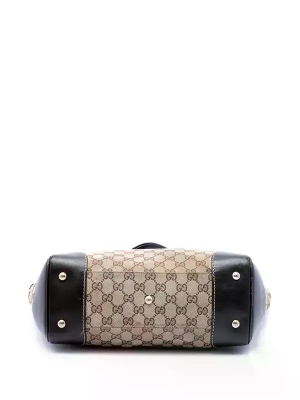 Gucci Gg Canvas Web Mayfair Tote Bag