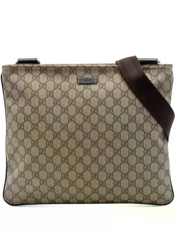 Gucci Gg Supreme Crossbody Bag - Neutrals