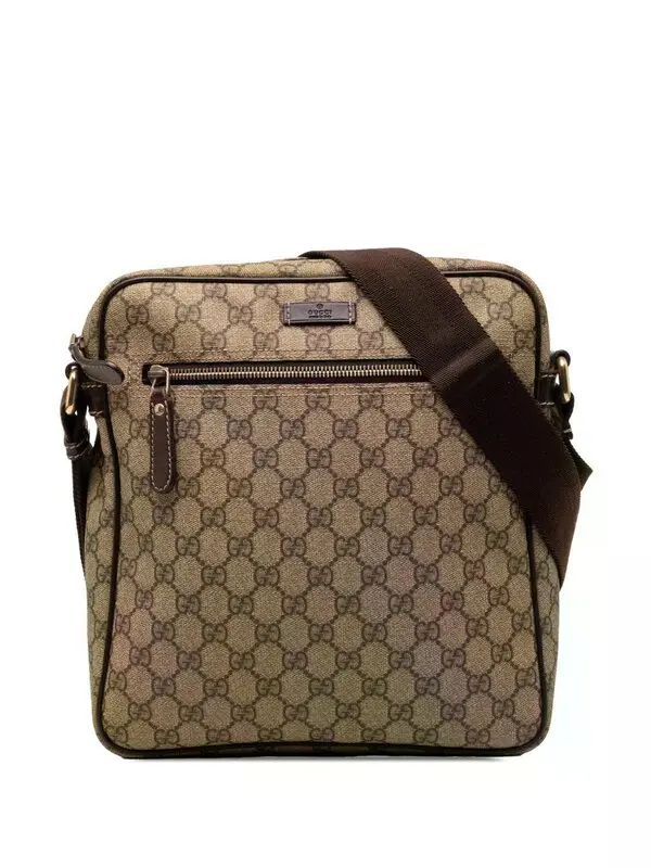 Gucci Gg Supreme Crossbody Bag - Neutrals
