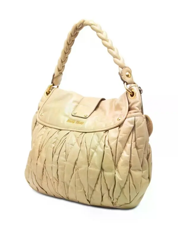Miu Miu Matelassé Nappa Coffer Satchel