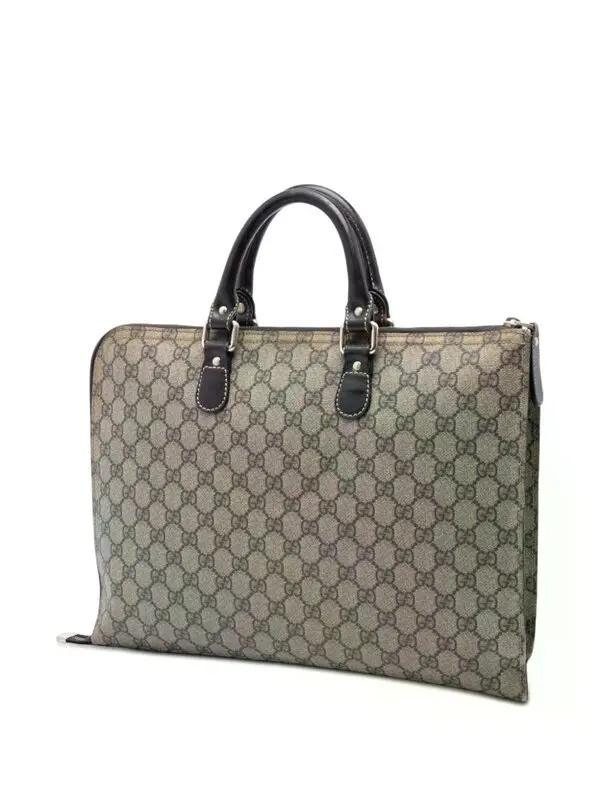Gucci Gg Supreme Laptop Case Business Bag
