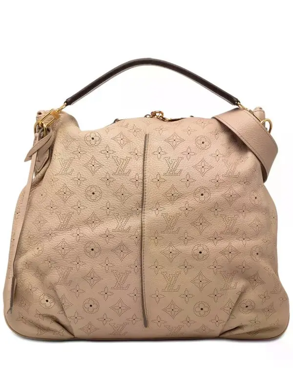 LOUIS VUITTON Monogram Mahina Selene Mm Satchel