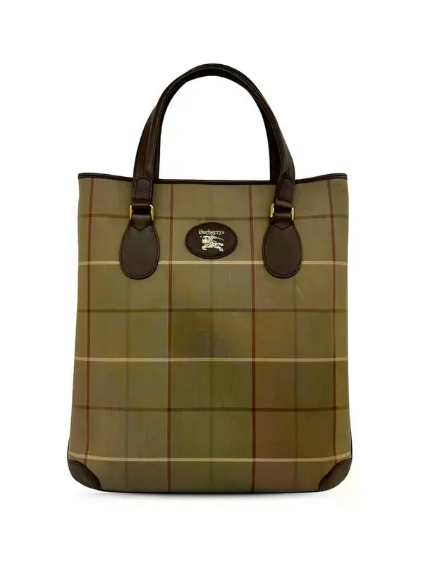 Burberry Canvas Tote Bag - Neutrals
