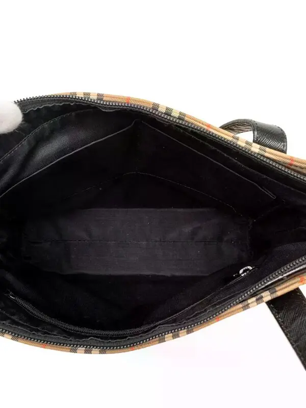 Burberry Haymarket Check Canvas Tote Bag