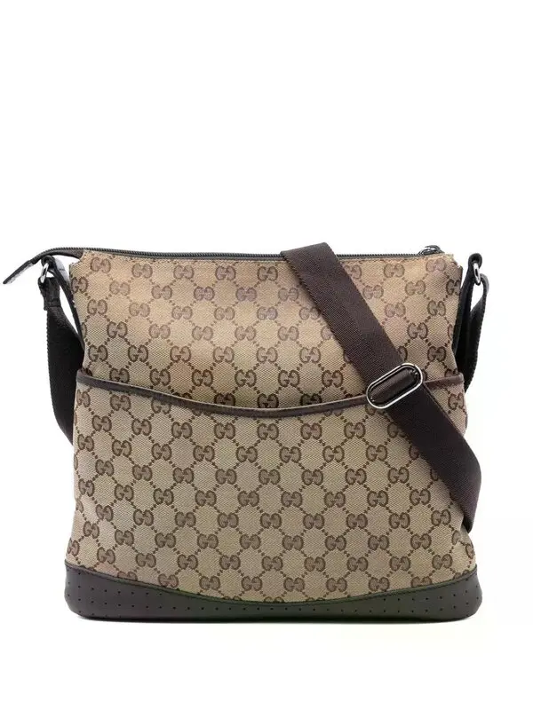 Gucci Gg Canvas Crossbody Bag - Neutrals