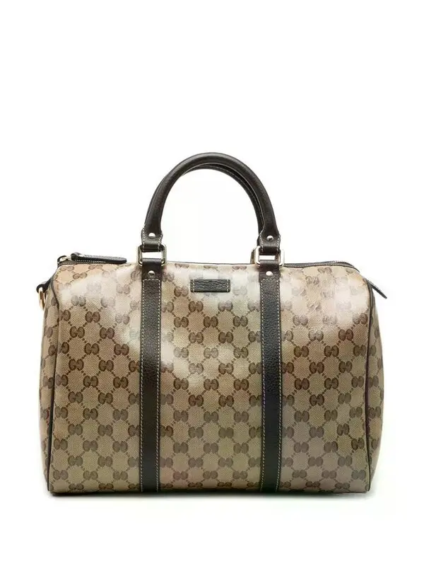 Gucci Gg Crystal Joy Boston Bag - Neutrals