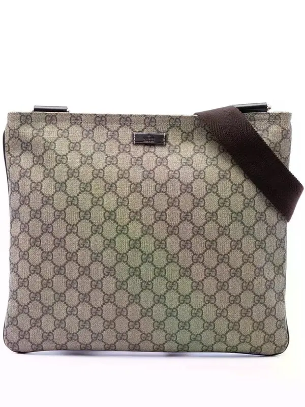 Gucci Gg Supreme Crossbody Bag - Neutrals