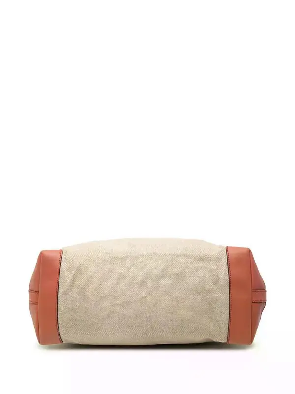 Gucci Canvas Craft Tote Bag
