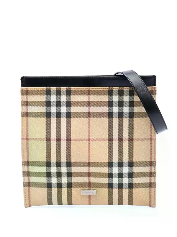 Burberry House Check Coated Canvas Crossbody Bag