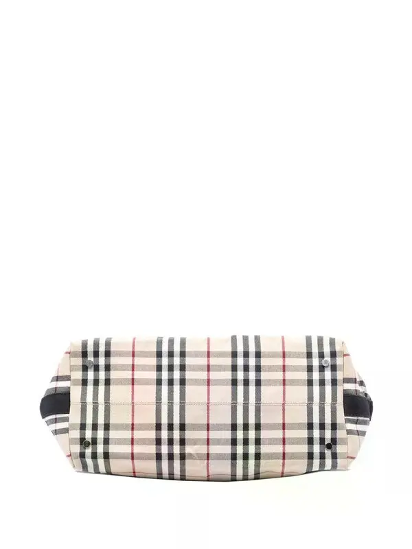 Burberry House Check Canvas Tote Bag