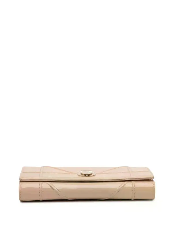 Dior Patent Diorama Wallet On Chain Crossbody Bag