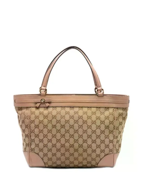 Gucci Gg Canvas Mayfair Tote Bag - Neutrals