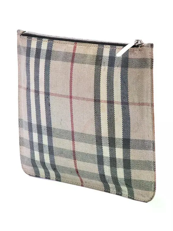 Burberry House Check Canvas Pouch