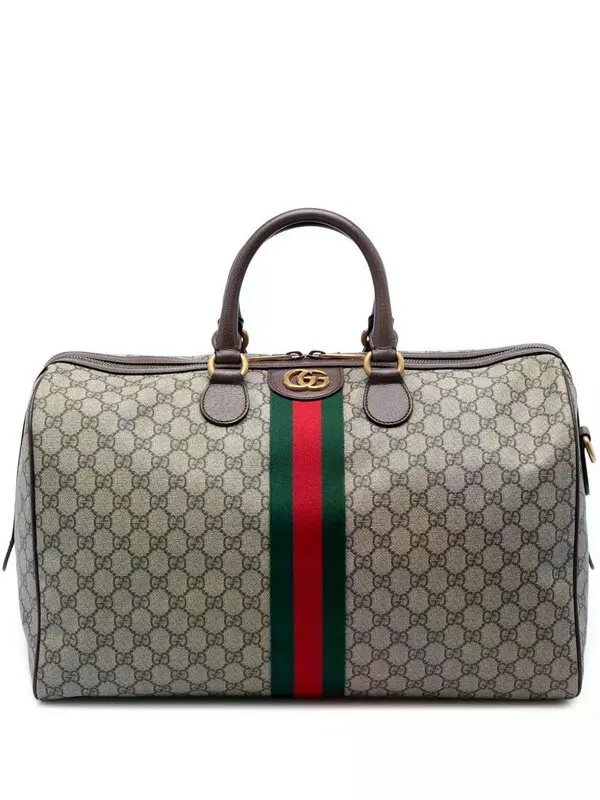 Gucci Ophidia Gg Supreme Web Carry-on Duffle Bag