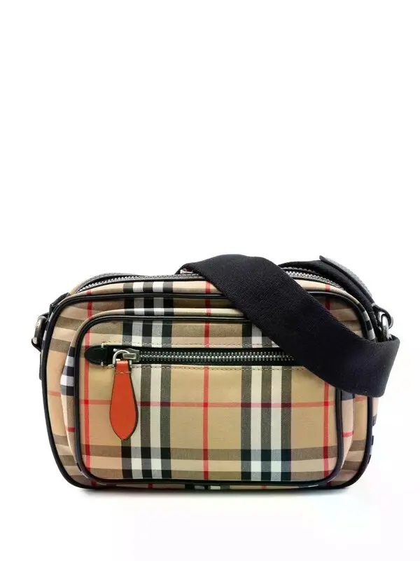 Burberry House Check Canvas Crossbody Bag