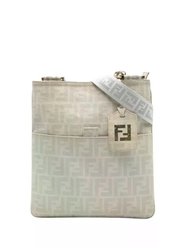Fendi Zucca Spalmati Crossbody Bag - Neutrals