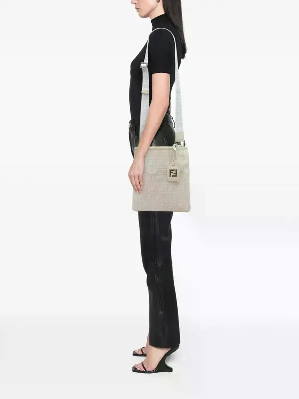 Fendi Zucca Spalmati Crossbody Bag